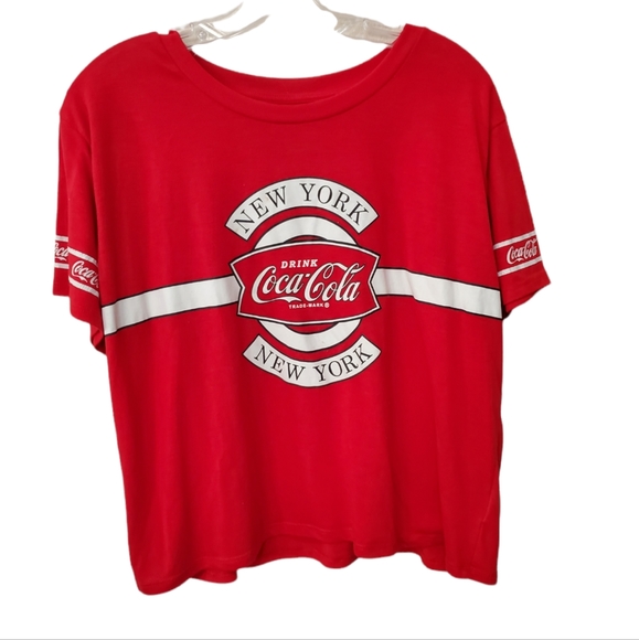 Coca Cola | Tops | Cocacola New York Crop Plus Top 3x Y2k | Poshmark